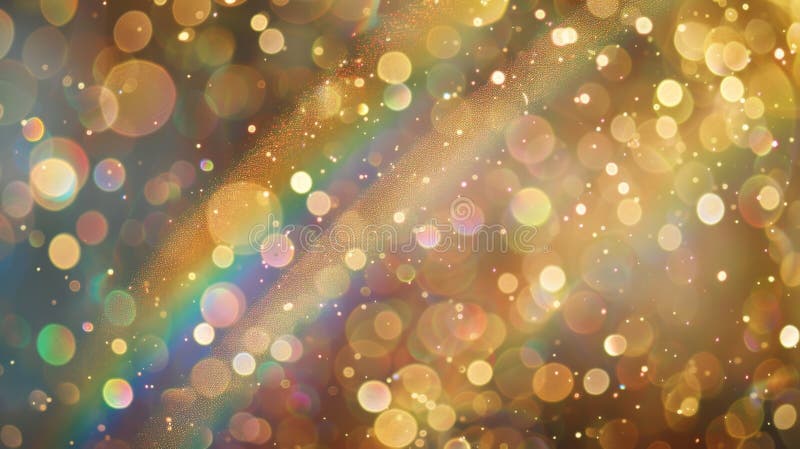 The Ethereal Glow of Two Rainbows a Symbol of Hope and Renewal Stock ...