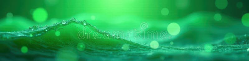 Ethereal Green Wave Forms, Gradient Bokeh Backdrop , Light, Photo, Soft ...