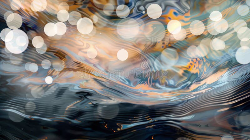 Ethereal Ink: Celestial Datamosh Stock Photo - Image of abstract ...