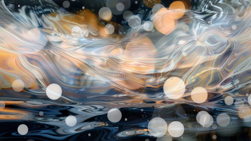 Ethereal Ink: Celestial Datamosh Stock Photo - Image of captivating ...