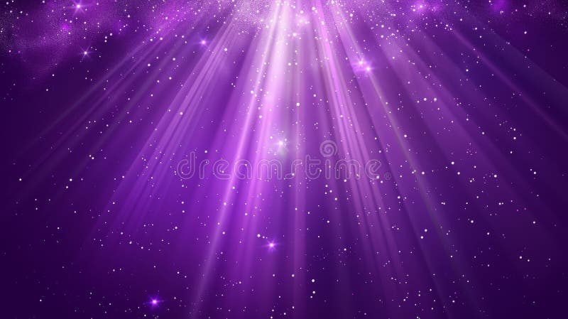 Ethereal Lavender Light Burst Abstract Rays on Dark Background with ...