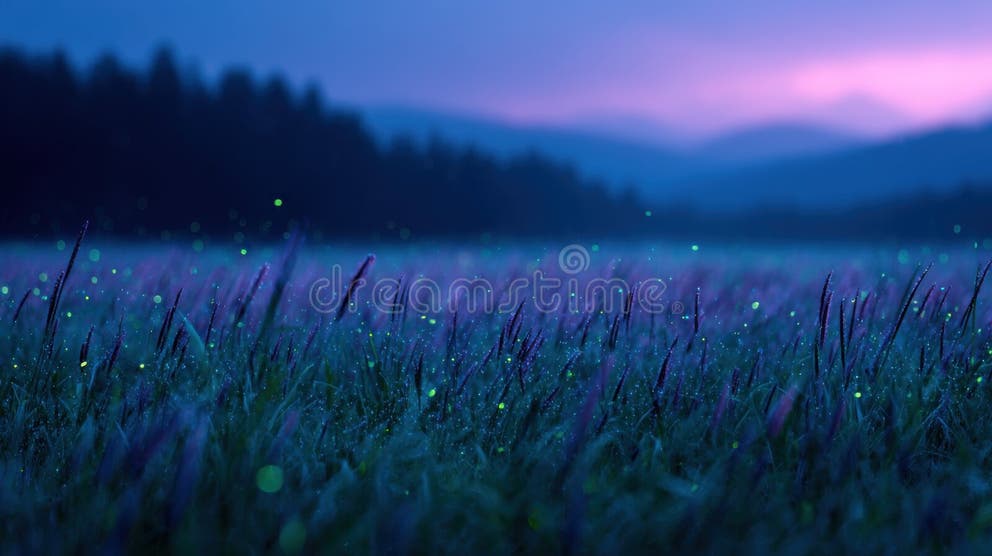 An Ethereal Light Beam in a Dense Forest Generative AI Stock ...