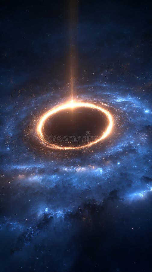 Ethereal Light Beam Piercing through Darkness. Generated AI Stock Photo ...