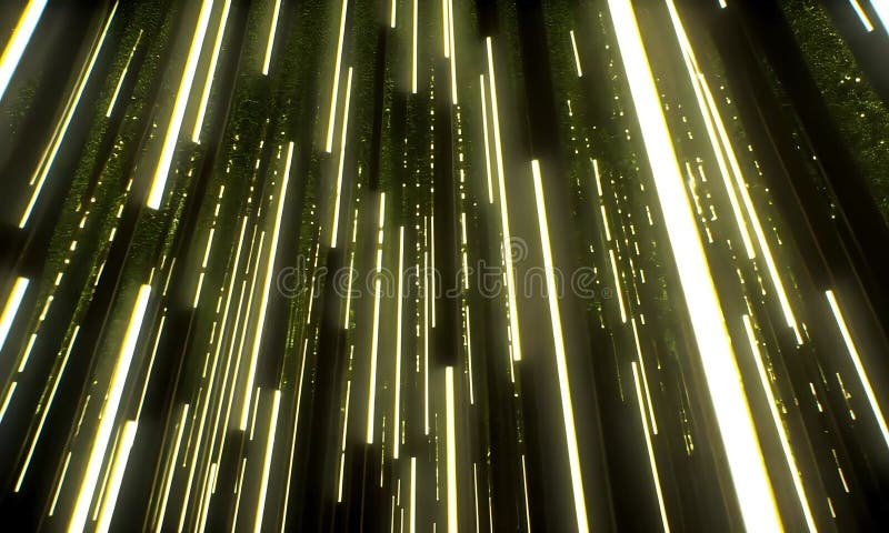 Ethereal Light Beams Filtering through a Dense Bamboo Forest, Creating ...