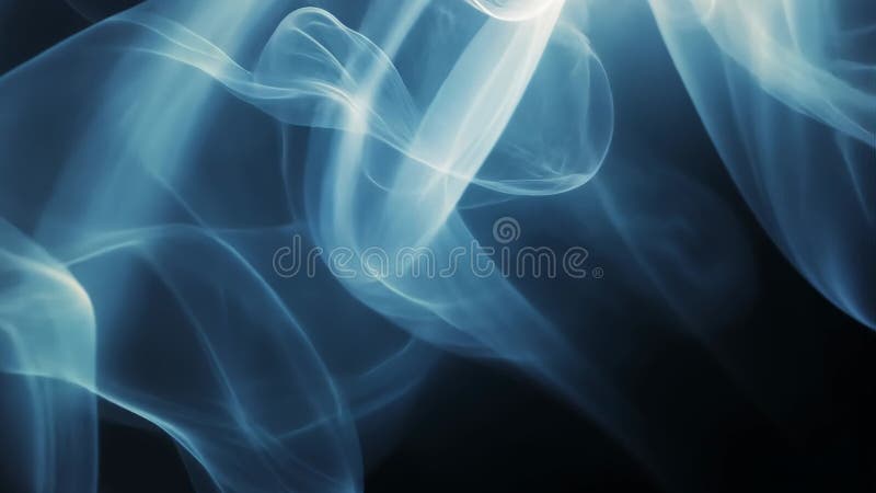 Ethereal Light Beams and Smoke in Dark Abstract Background Stock ...