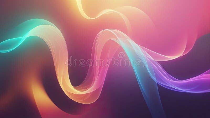 Ethereal Light Effects with Smooth Transitions in Vibrant Colors Create ...