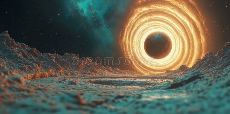 This Ethereal, Light-ring Encircled Artificial Planet Showcases High ...