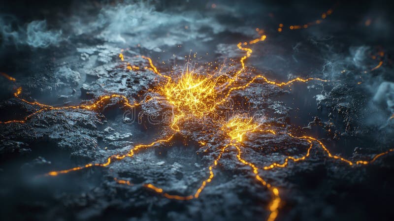 Ethereal Map of Human Migration Patterns Digital Art Abstract ...