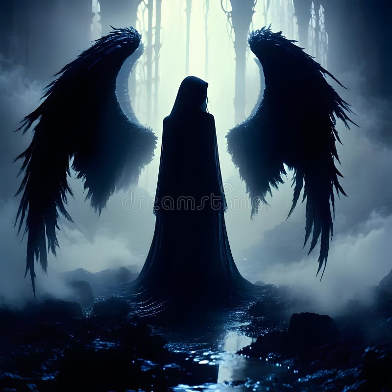 Ethereal Nexus: Harmonizing Light and Darkness Stock Illustration ...