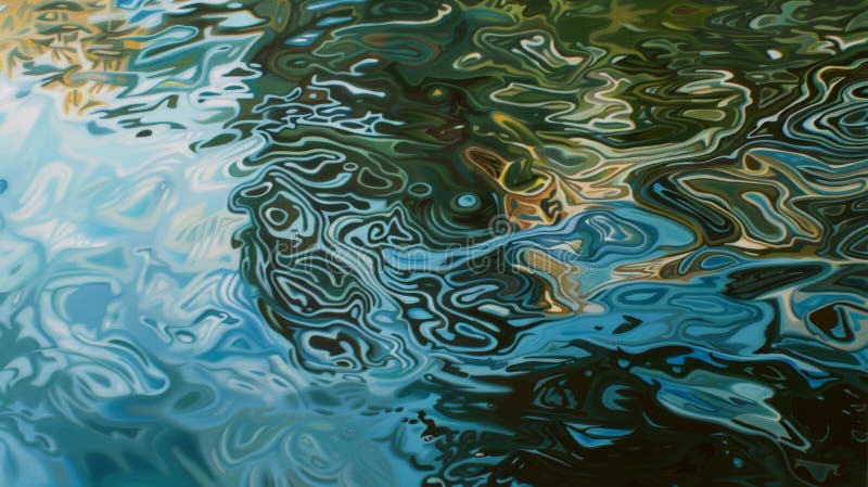 Ethereal Oil Ripples stock photo. Image of ripples, colorful - 308690896