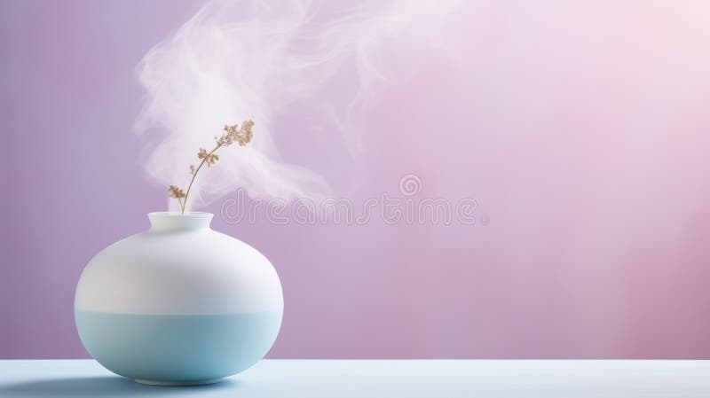 Ethereal Pastel Smoke in a Tranquil and Calming Setting Stock ...