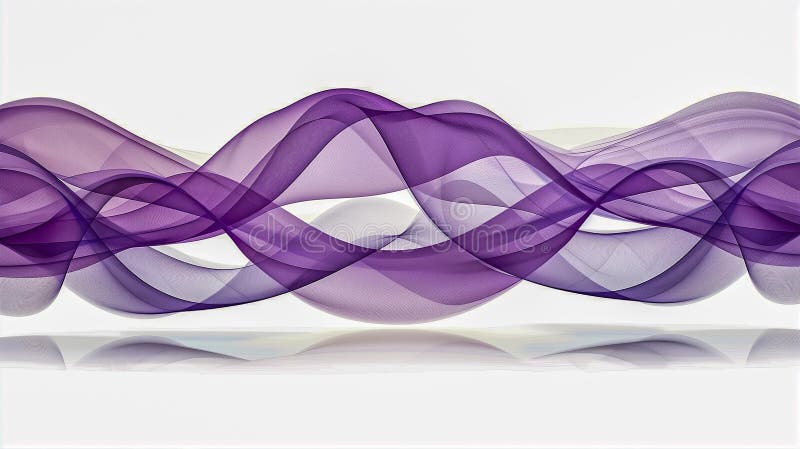 Ethereal Purple Wave Forms stock photo. Image of violet - 325836470