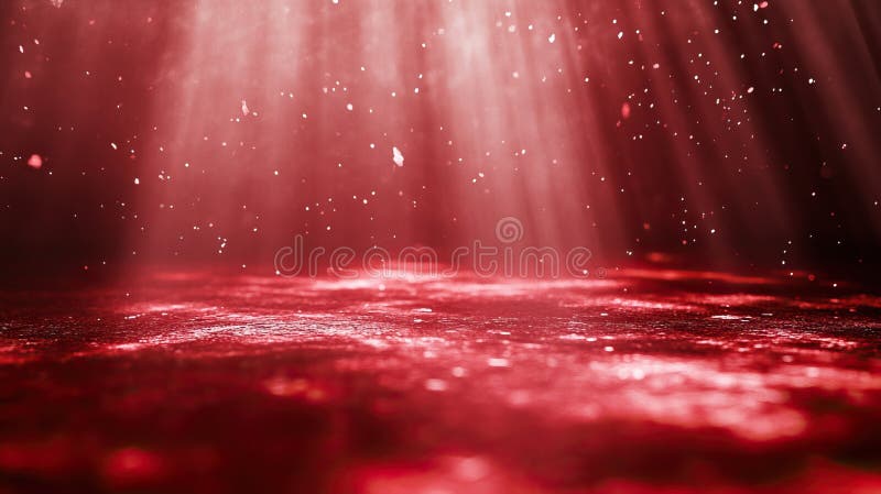 Ethereal Red Light Rays and Dust Particles in Space. Wallpaper ...