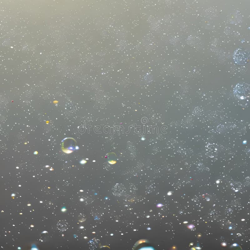 An Ethereal Scene of Floating Bubbles in Soft Pastel Tones, Creating a ...