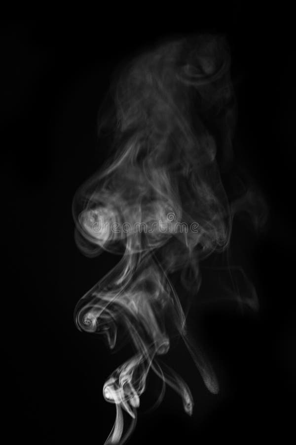 Ethereal Smoke Patterns Swirling Gracefully in the Air Creating a ...