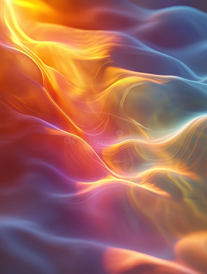 Ethereal Spectrum Glow stock illustration. Illustration of soft - 370739725