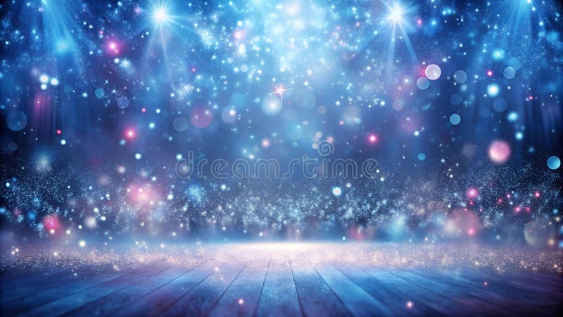 Ethereal Symphony a Ballet of Falling Snowflakes and Shimmering Lights ...