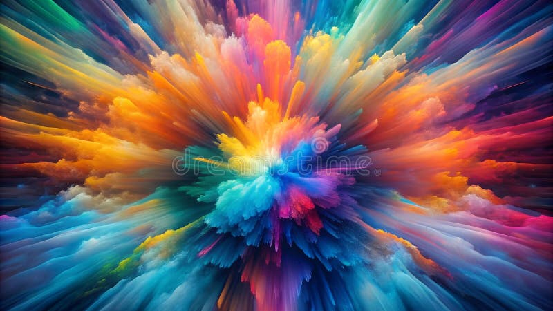 Ethereal Symphony of Colors: a Dance of Abstract Hues Generative AI ...