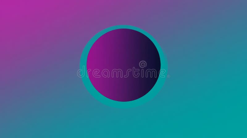 Ethereal Teal and Purple Gradient Orb Mesmerizing Spherical Background ...