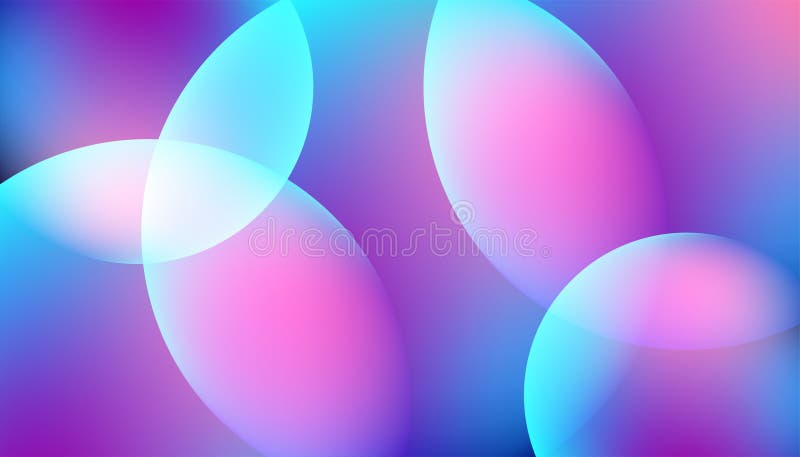 Ethereal, Translucent Spheres in Pastel Hues Overlap with Soft ...
