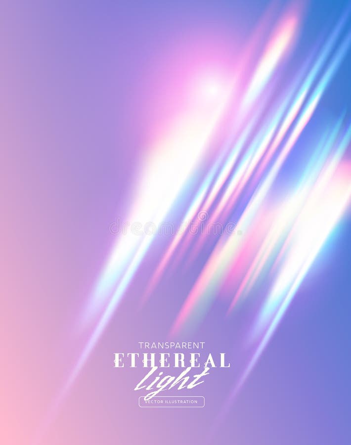 Ethereal Transparent Light Flare Effect Stock Vector - Illustration of ...