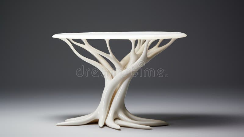 Ethereal Tree-shaped Table: a Bold and Organic Neo-plasticism Design ...