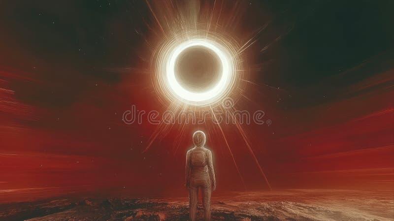 Ethereal View of Celestial Solar Phenomenon Stock Photo - Image of ...