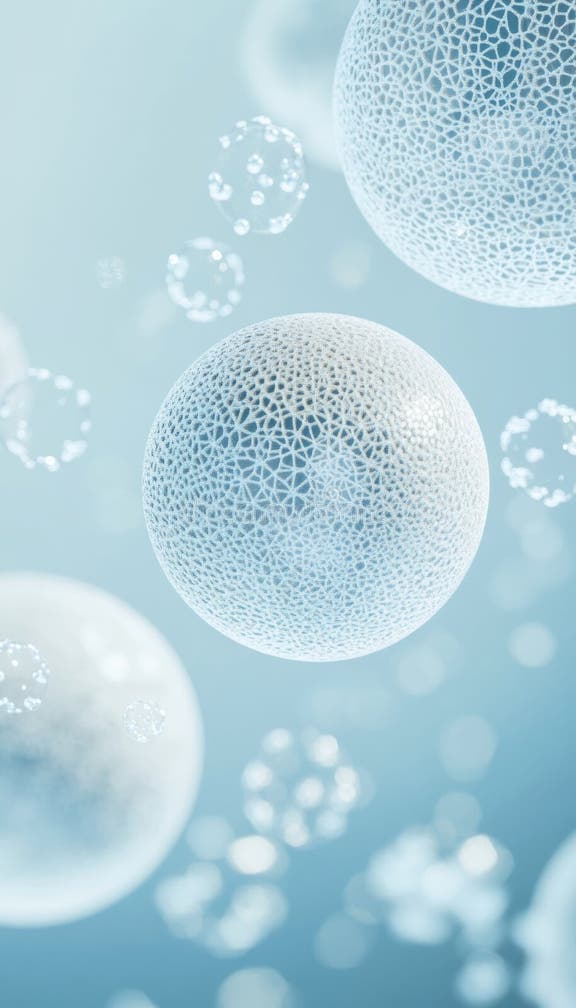 Ethereal Visualization of Freeze Dried Exosome Particles with Bokeh ...