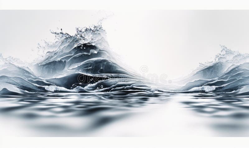 Ethereal Water Texture for Dreamy Designs. Stock Illustration ...