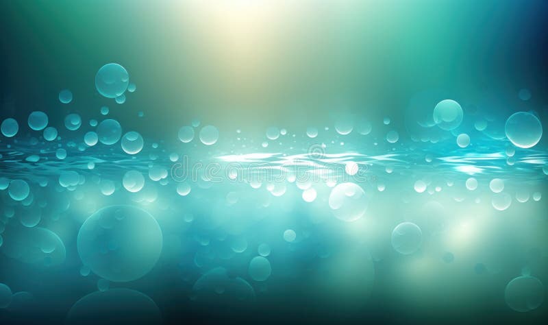 Ethereal Water Texture for Spa and Wellness Designs. Stock Illustration ...