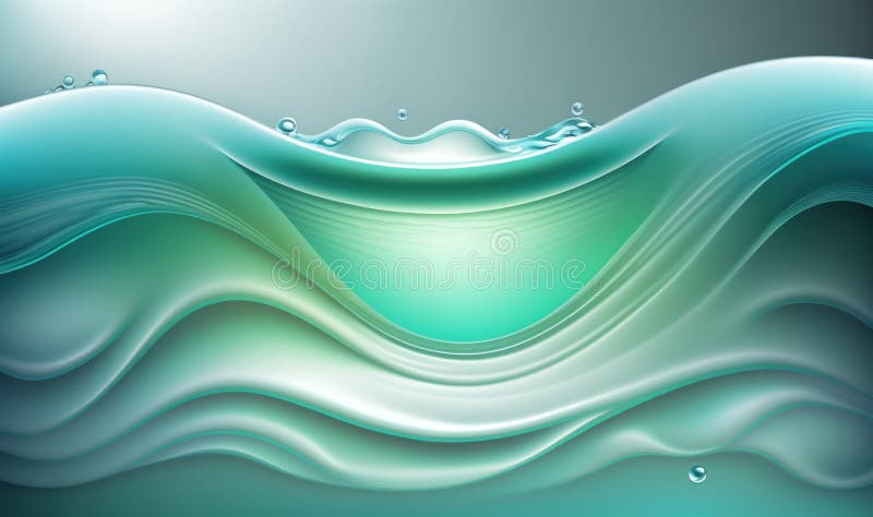 Ethereal Water Texture for Spa and Wellness Designs. Stock Illustration ...