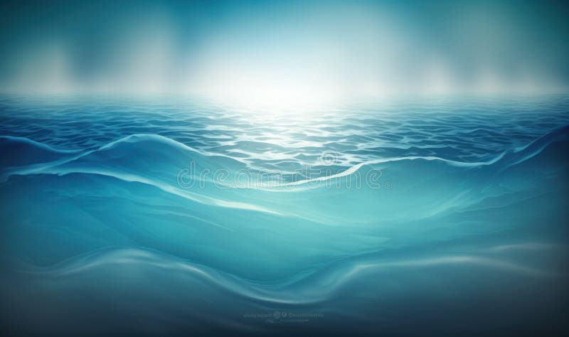 Ethereal Water Texture for Spa and Wellness Designs. Stock Illustration ...