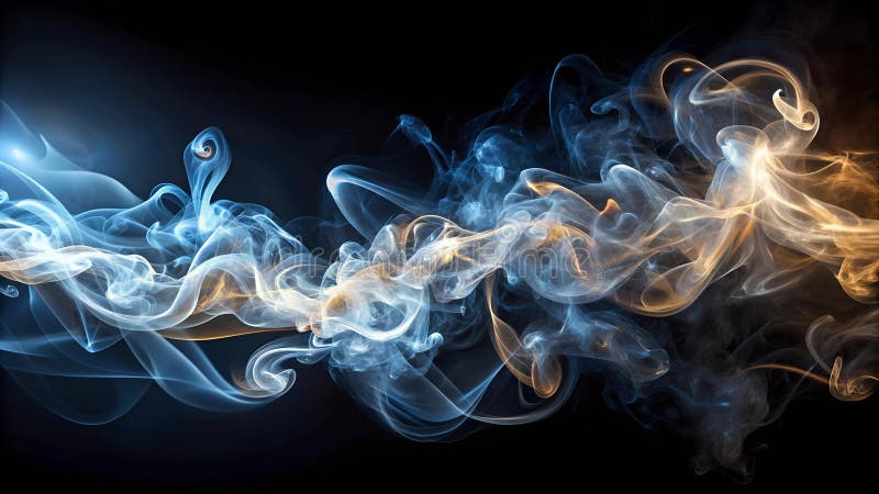 Ethereal Whispers: a Symphony of Smoke and Light Generative AI Stock ...