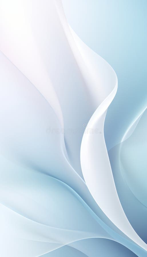 Ethereal White Abstract Minimalist Magic Background with a Delicate and ...