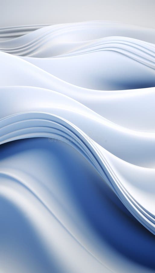 Ethereal White Abstract Minimalist Magical Background with a Delicate ...