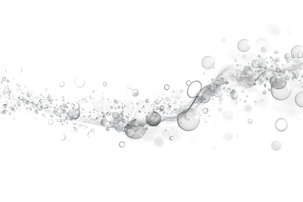 Ethereal White Bubbles: Delicate Airy Texture on Pristine White ...