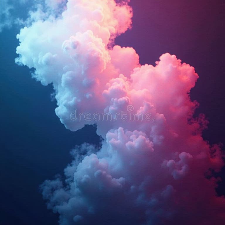 Ethereal White Smoke Billows, Dramatic Spotlight Effect , Smoke, Dark ...