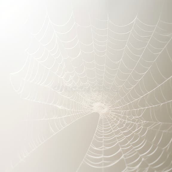 Ethereal White Spider Web: Realistic and Cryptidcore Inspired Stock ...