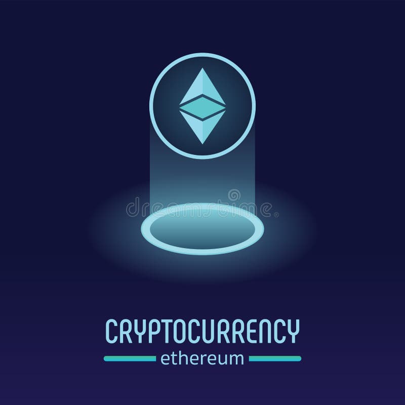 Ethereum Cryptocurrency Technology Logo Vector Stock Illustration ...