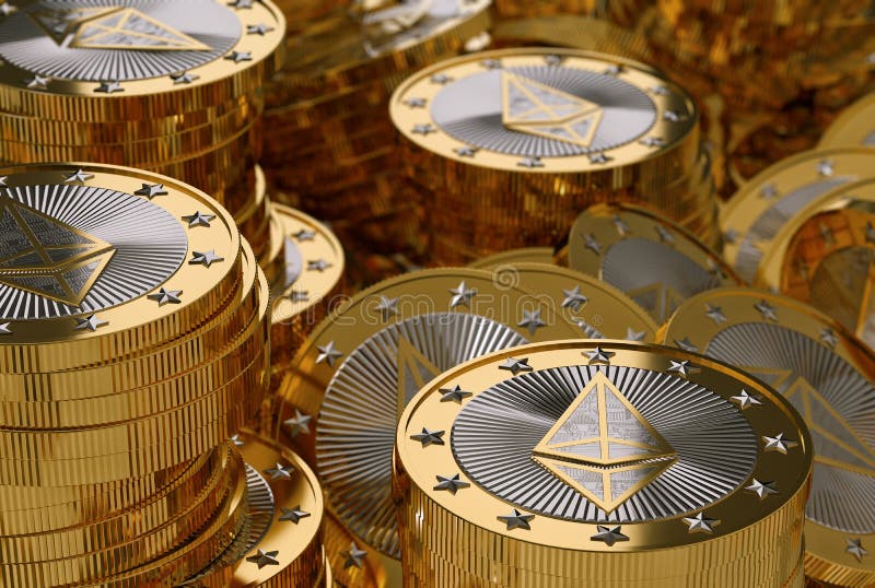Ethereum - dinero virtual imagen de archivo editorial. Imagen de ...