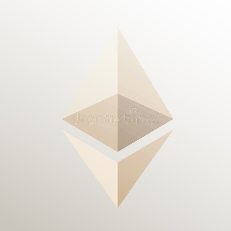 Ethereum, Icon Paper Natural Editorial Stock Image - Illustration of ...