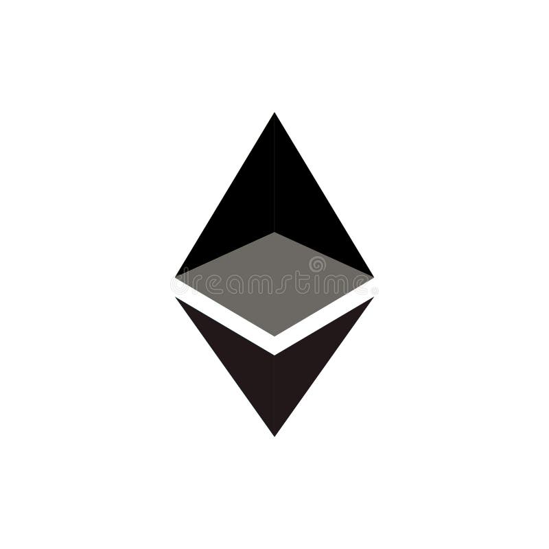 Ethereum logo stock illustration. Illustration of wing - 301375148
