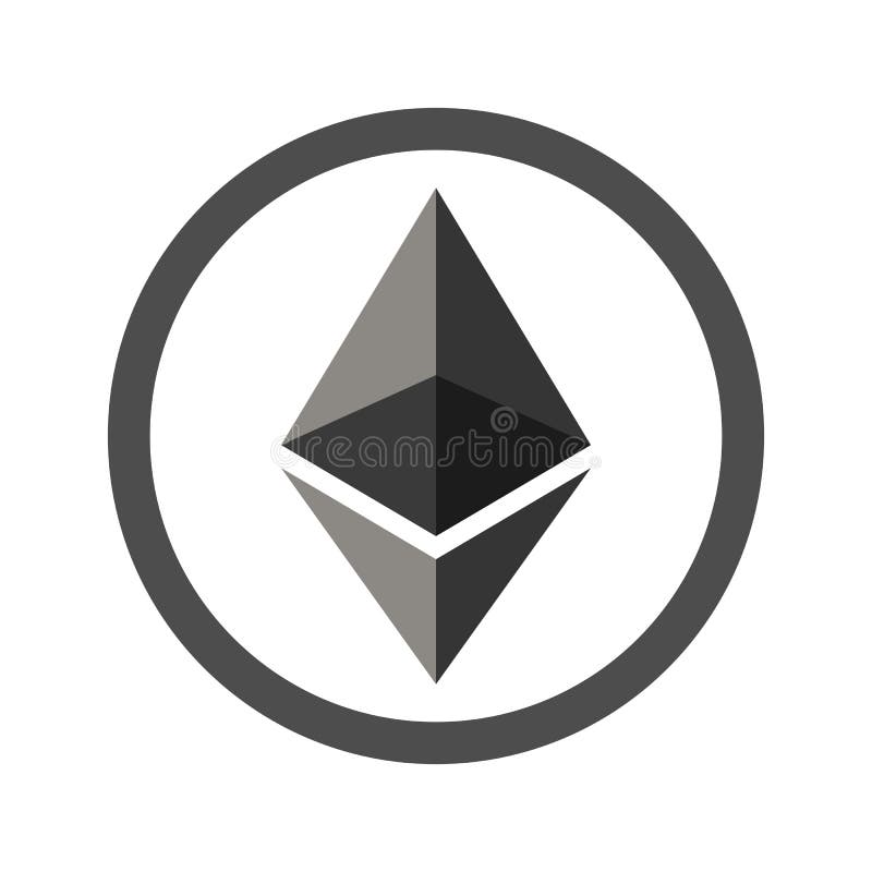 Ethereum Sign Flat Icon for Internet Money Editorial Photo ...