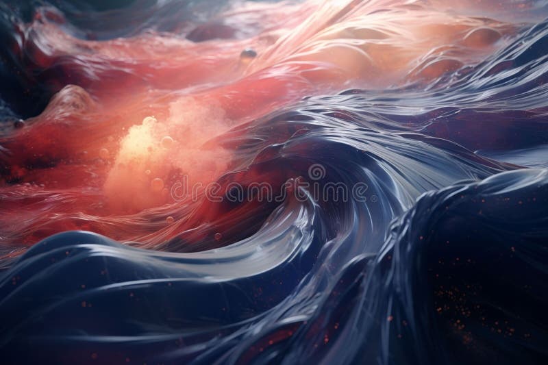 Etherial Matter Weaving through the Cosmic Stock Illustration ...