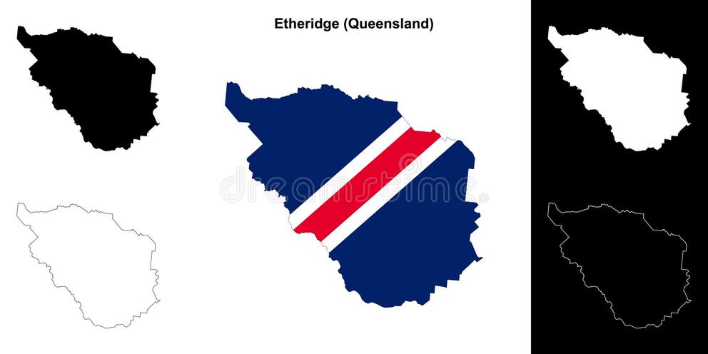 Etheridge Outline Map Stock Illustrations – 5 Etheridge Outline Map ...