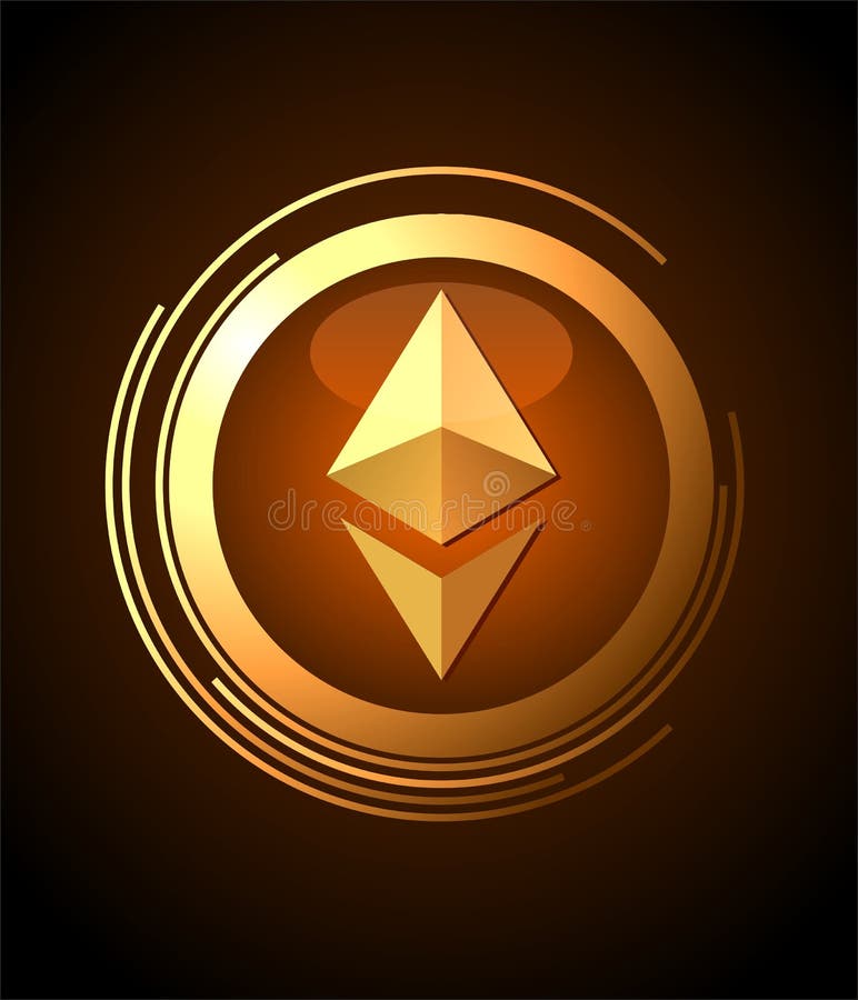 Concept Of Etherium Bubble Balloon With Etherium Symbol As Vector ...