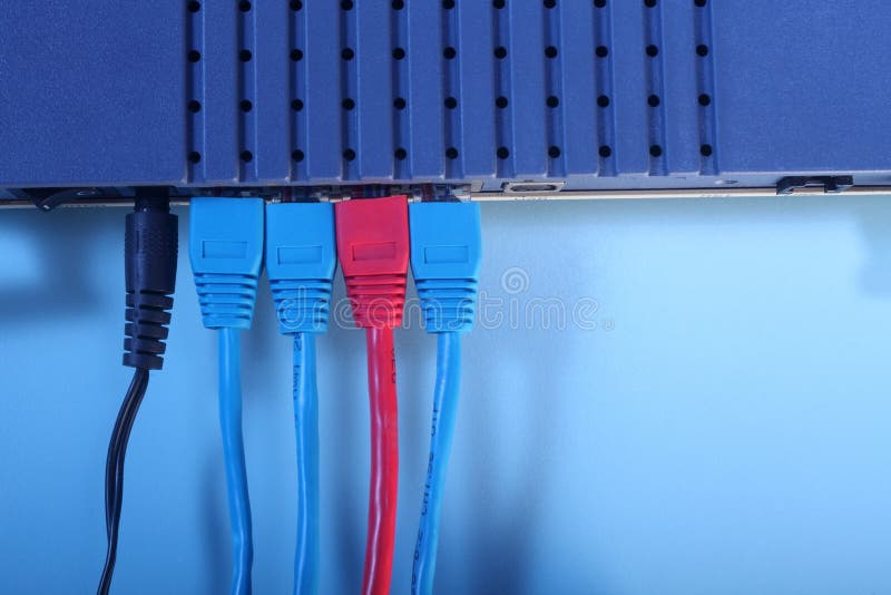 Ethernet cable stock image. Image of router, supply, indoors - 25877135