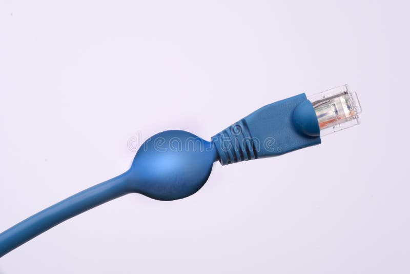 Ethernet cable stock image. Image of connection, blue - 57087479