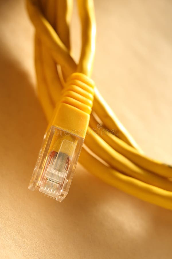 Ethernet Cable for Computer Stock Image - Image of connect, link: 42293683