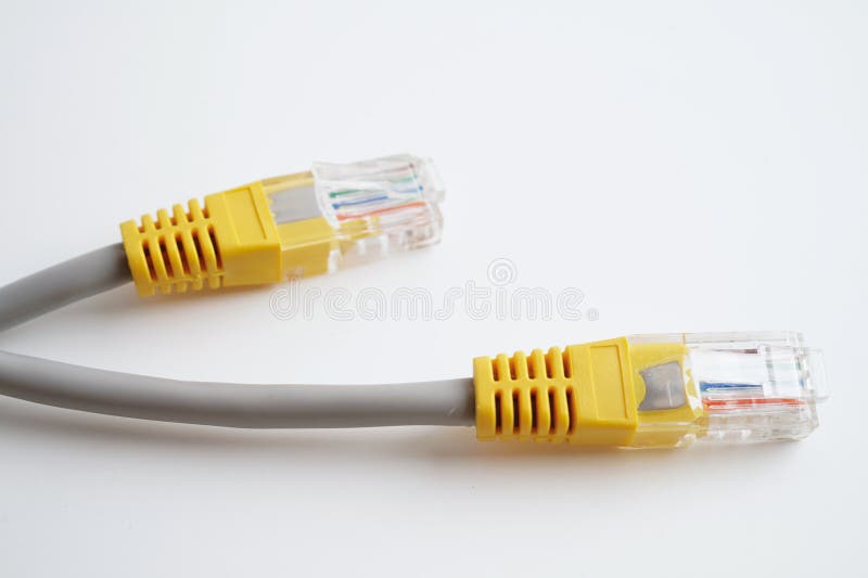 Ethernet Cable for Connect To Wireless Router Link To Internet Service ...